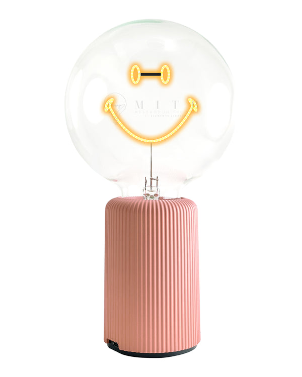 Bulb SMILEY Amber with Base Table Lamp PORTABLE Pop Nomad - VICI Brands
