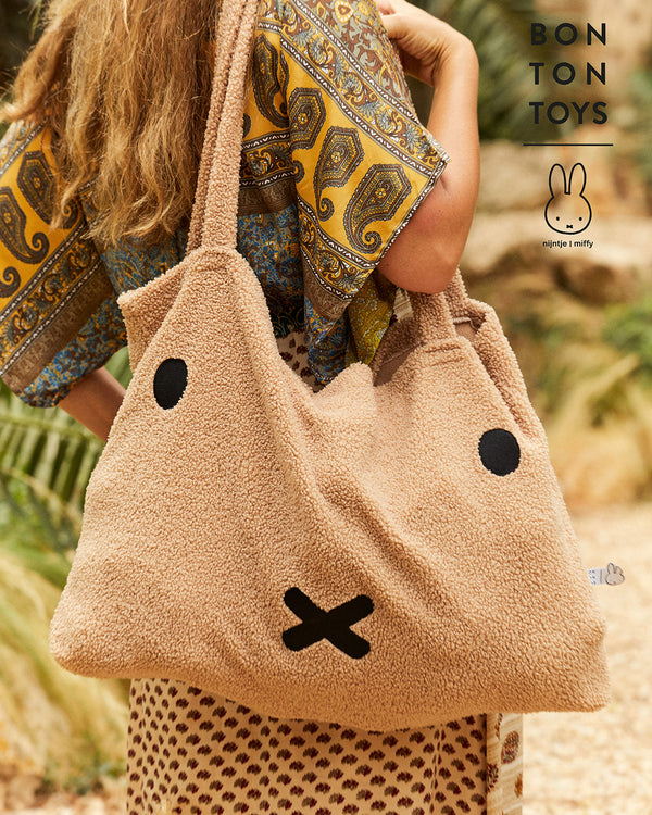 Bon Ton Toys x Miffy Plush MIFFY Teddy Shopping Bag Beige 24'' - VICI ...